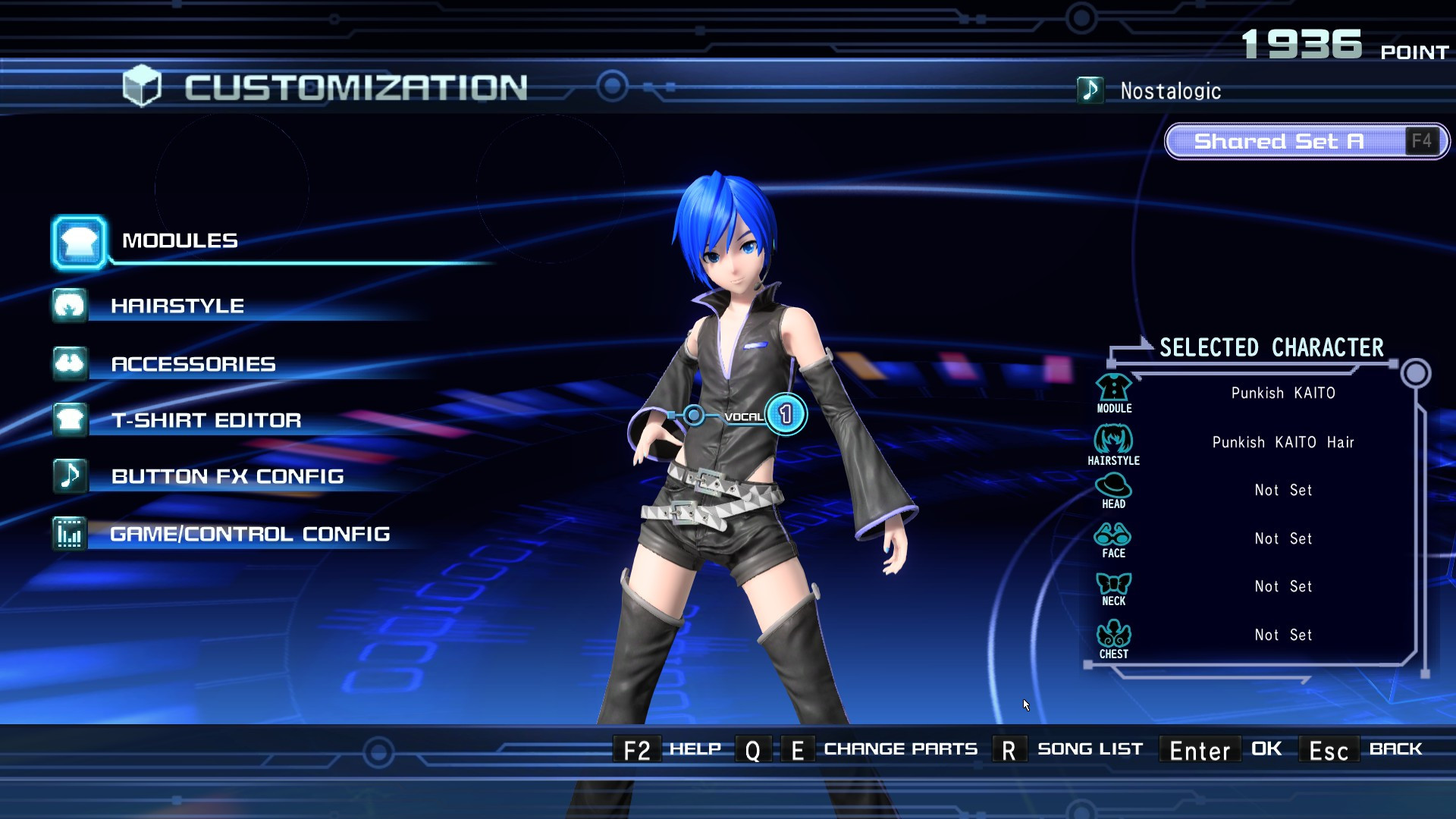 Punkish KAITO Module Mod for Hatsune Miku: Project DIVA Mega Mix+ ...