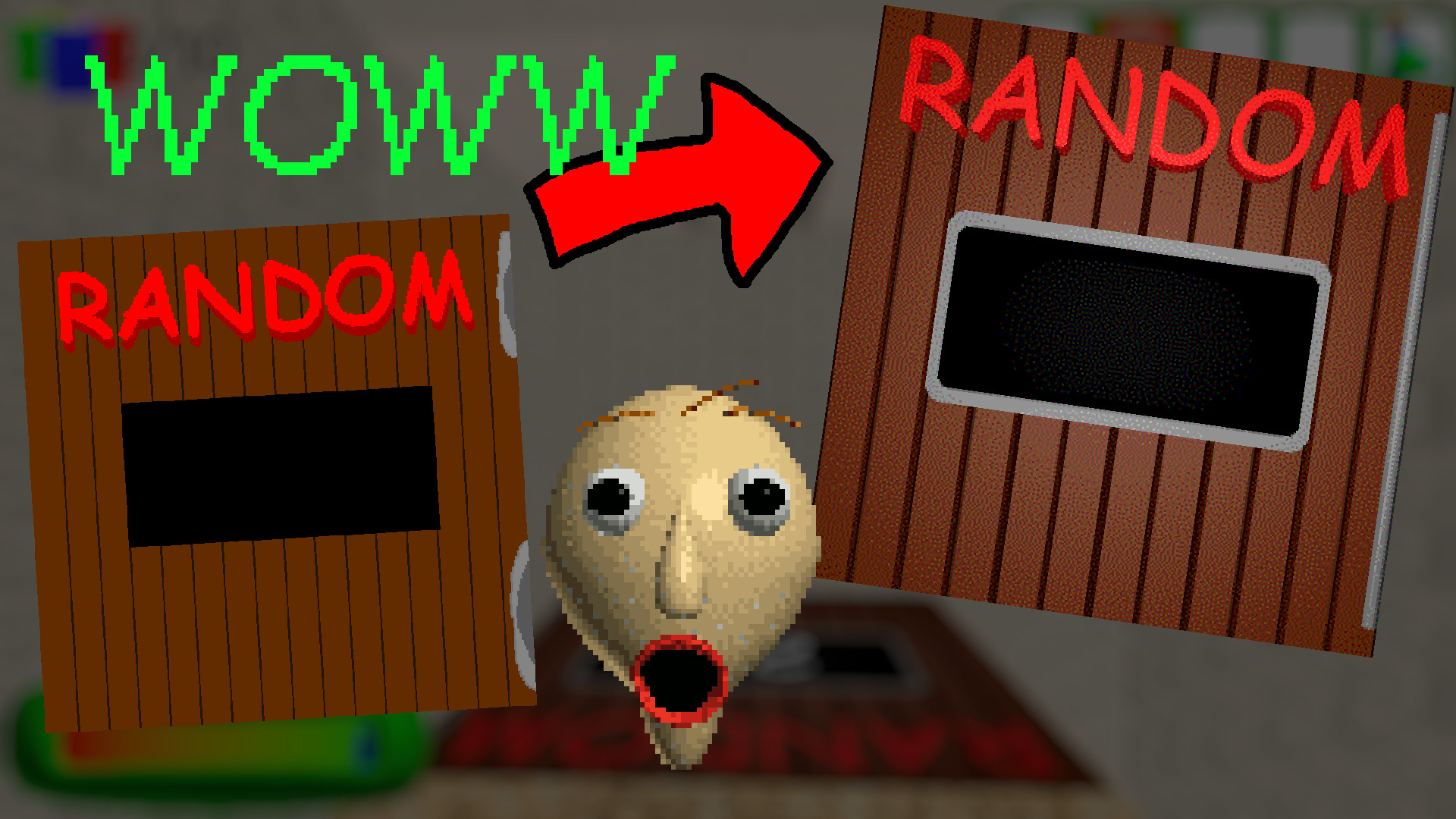 New Trapdoor textures (BB Times) Mod for Baldi's Basics | Baldi Mods