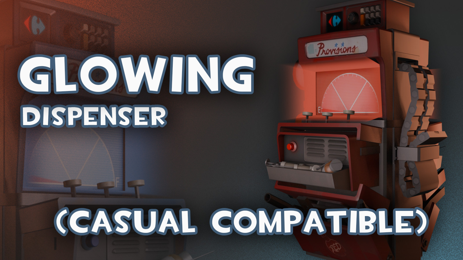Glowing Dispenser (casual) Mod for Team Fortress 2 | TF2 Mods