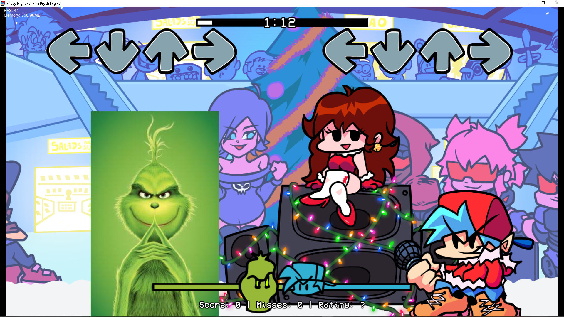 Vs. Grinch (New Update) Mod for Friday Night Funkin' | FNF Mods