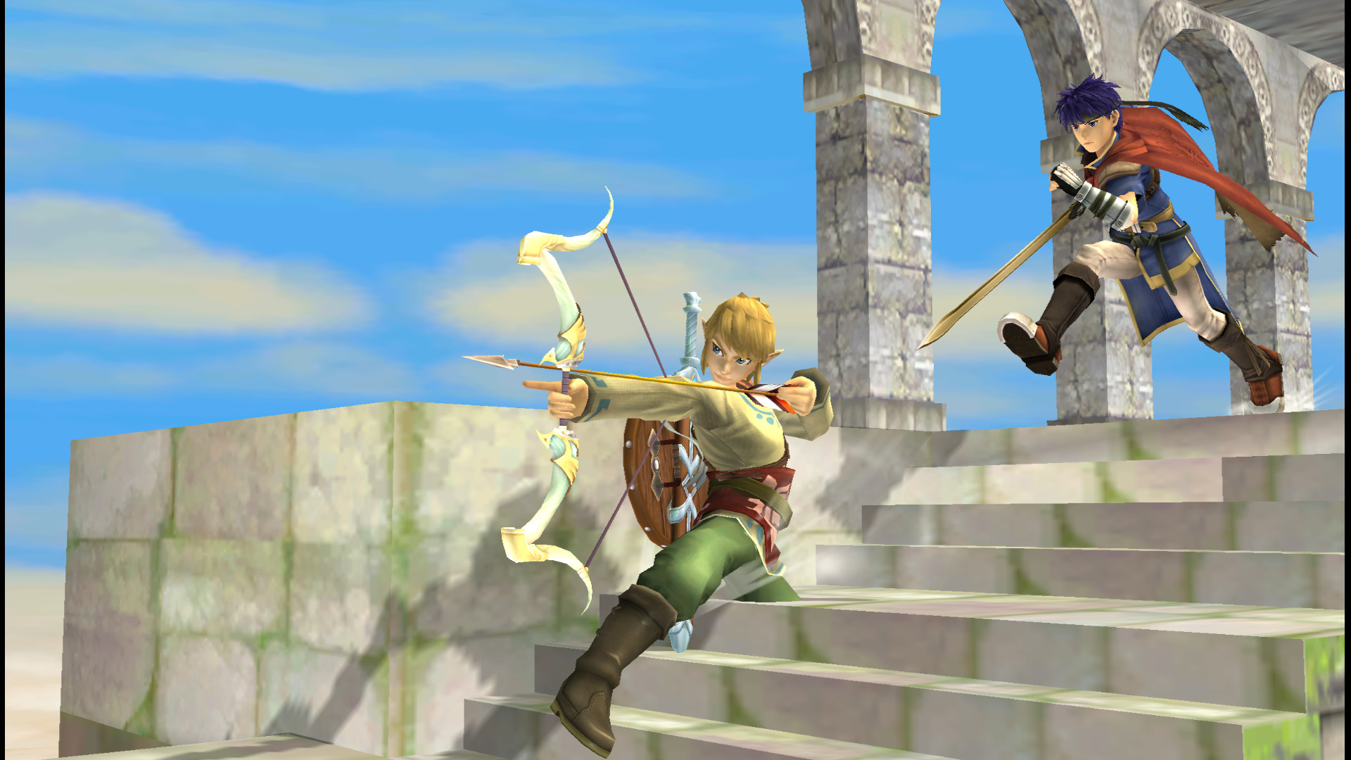 Skyloft Link with Gear Mod for Super Smash Bros. Brawl | Brawl Mods