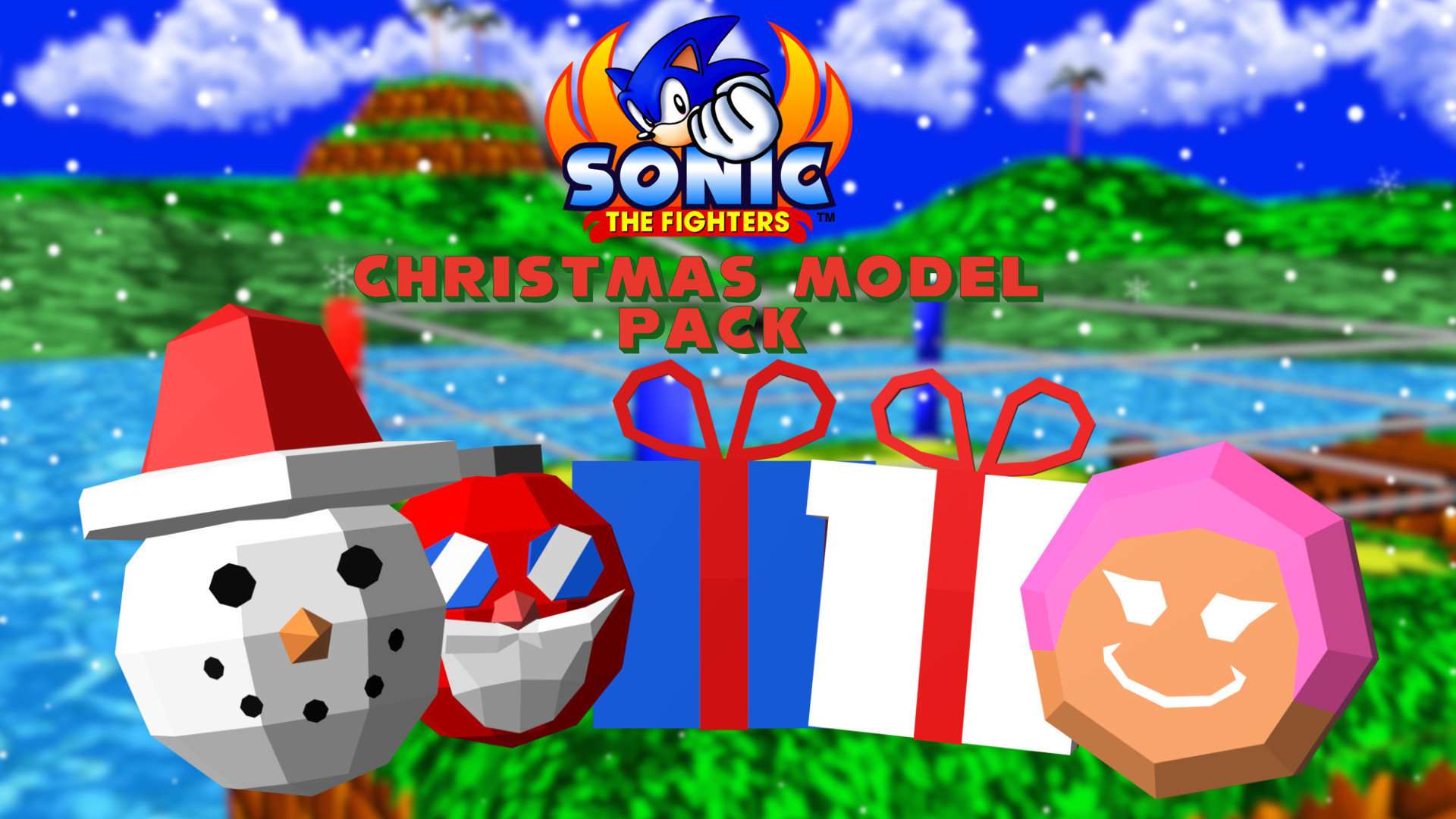Christmas Model Pack Mod for Sonic The Fighters | STF Mods