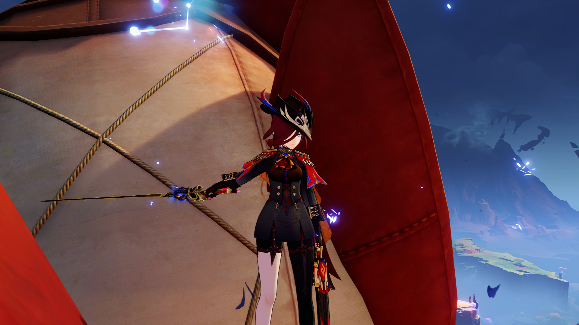 Clorinde with Chasca's color palette and hat Mod for Genshin Impact ...