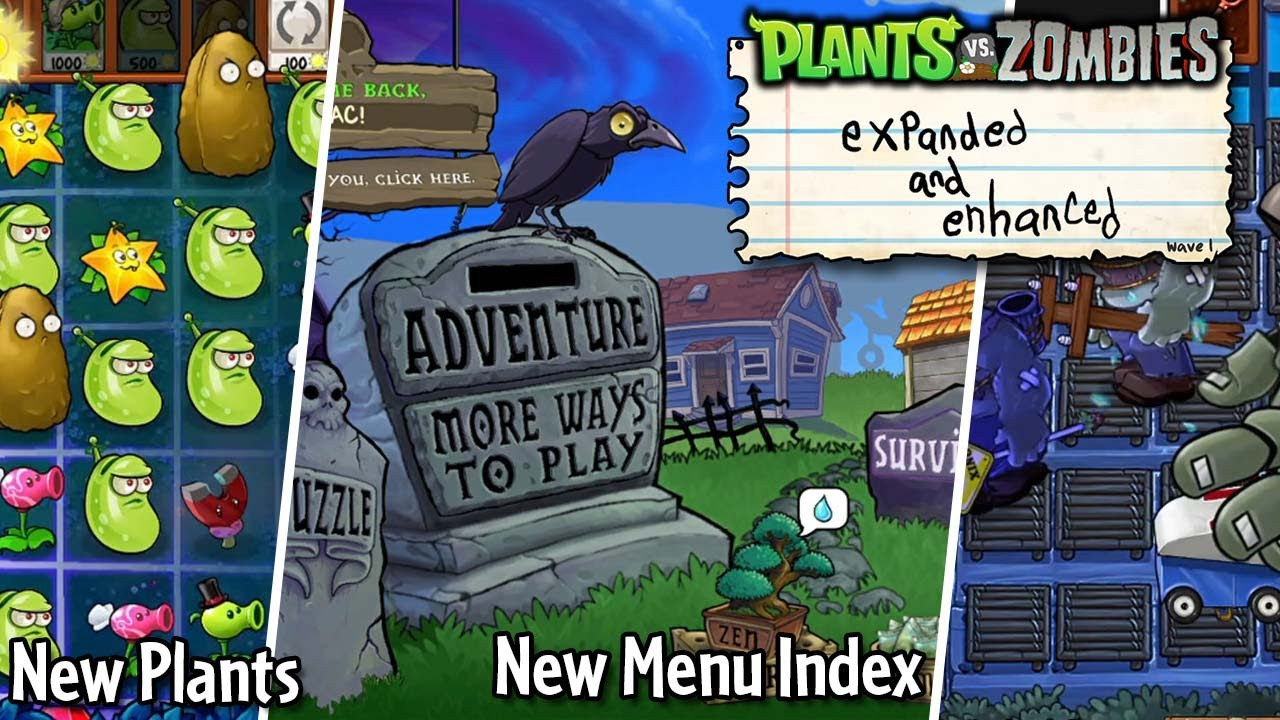 PlantsVsZombies Expanded And Enhanced V2.5 Mod for Plants vs. Zombies ...
