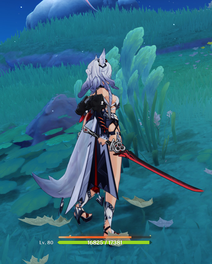 Uraku Misugiri Recolor for Wolf Xilonen Mod for Genshin Impact | GI Mods