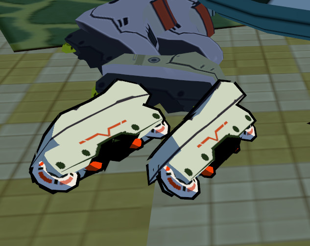 Same-Color Inline Skate Handles Mod for Bomb Rush Cyberfunk | BRC Mods