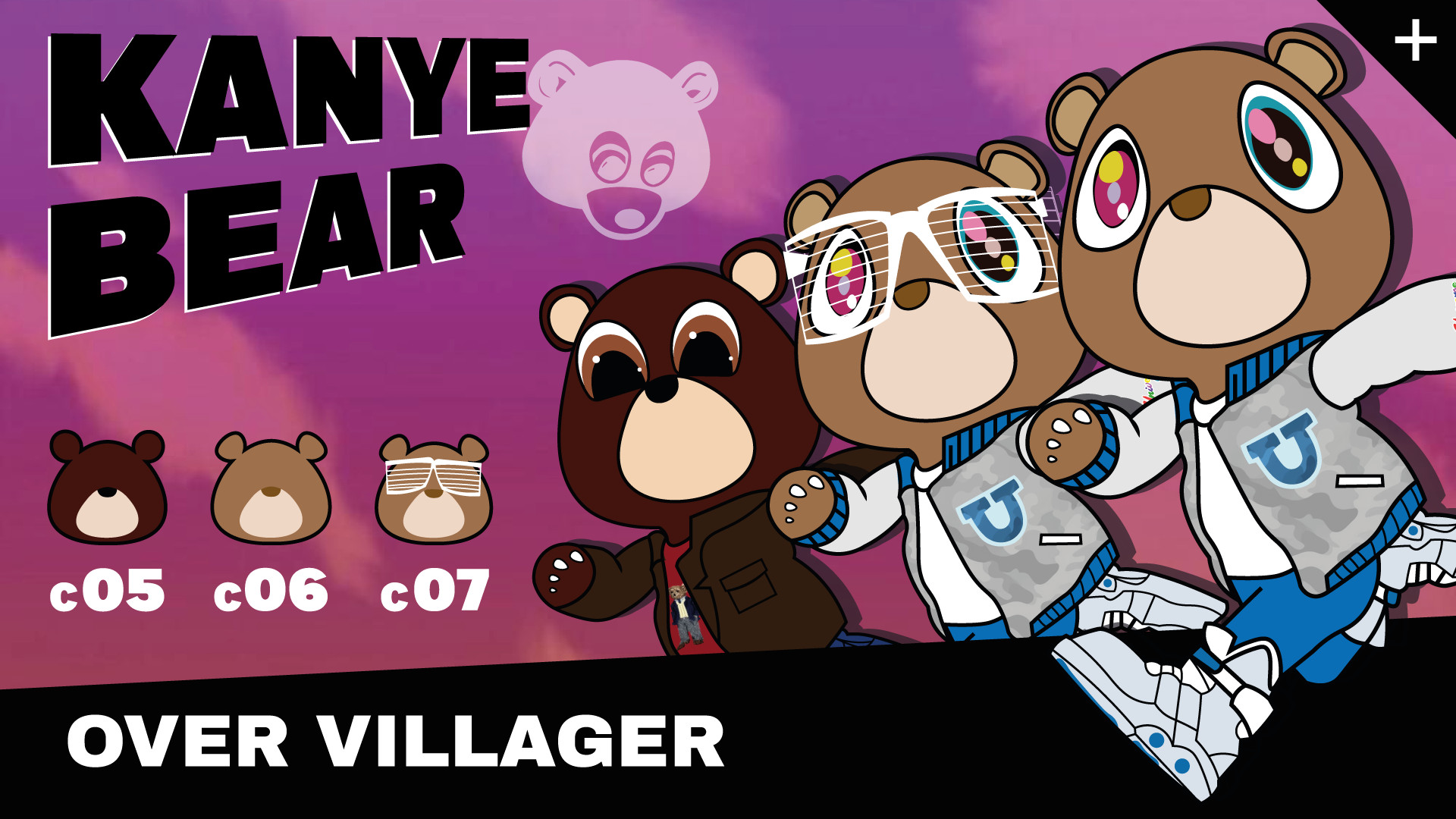 Dropout Bear v2 (Kanye West) + Expansion mod Mod for Super Smash Bros ...