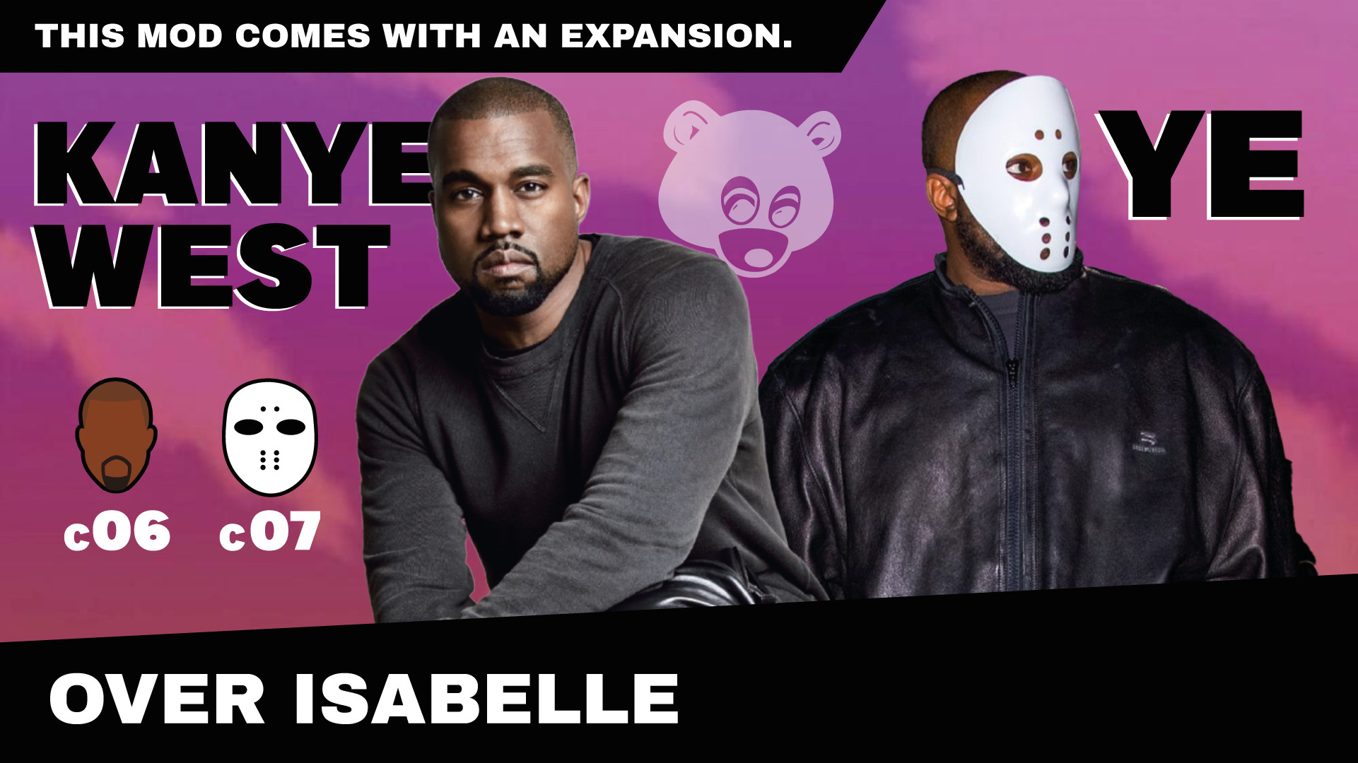 Dropout Bear v2 (Kanye West) + Expansion mod Mod for Super Smash Bros ...