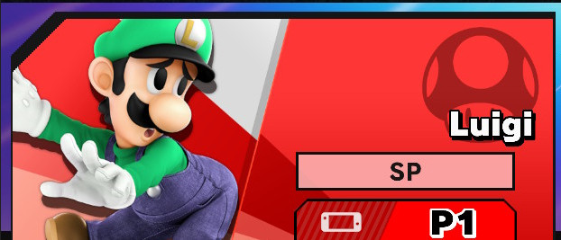 UI for Super Mario World Luigi Mod for Super Smash Bros. Ultimate ...