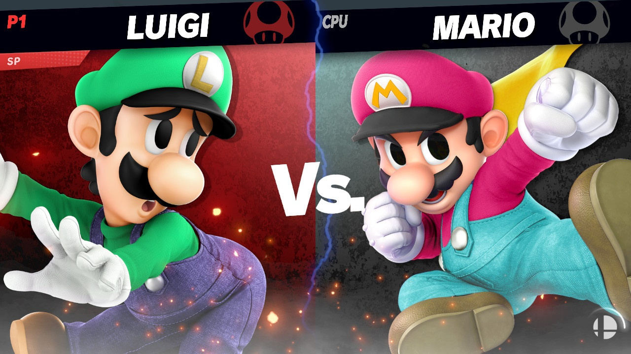 UI for Super Mario World Luigi Mod for Super Smash Bros. Ultimate ...