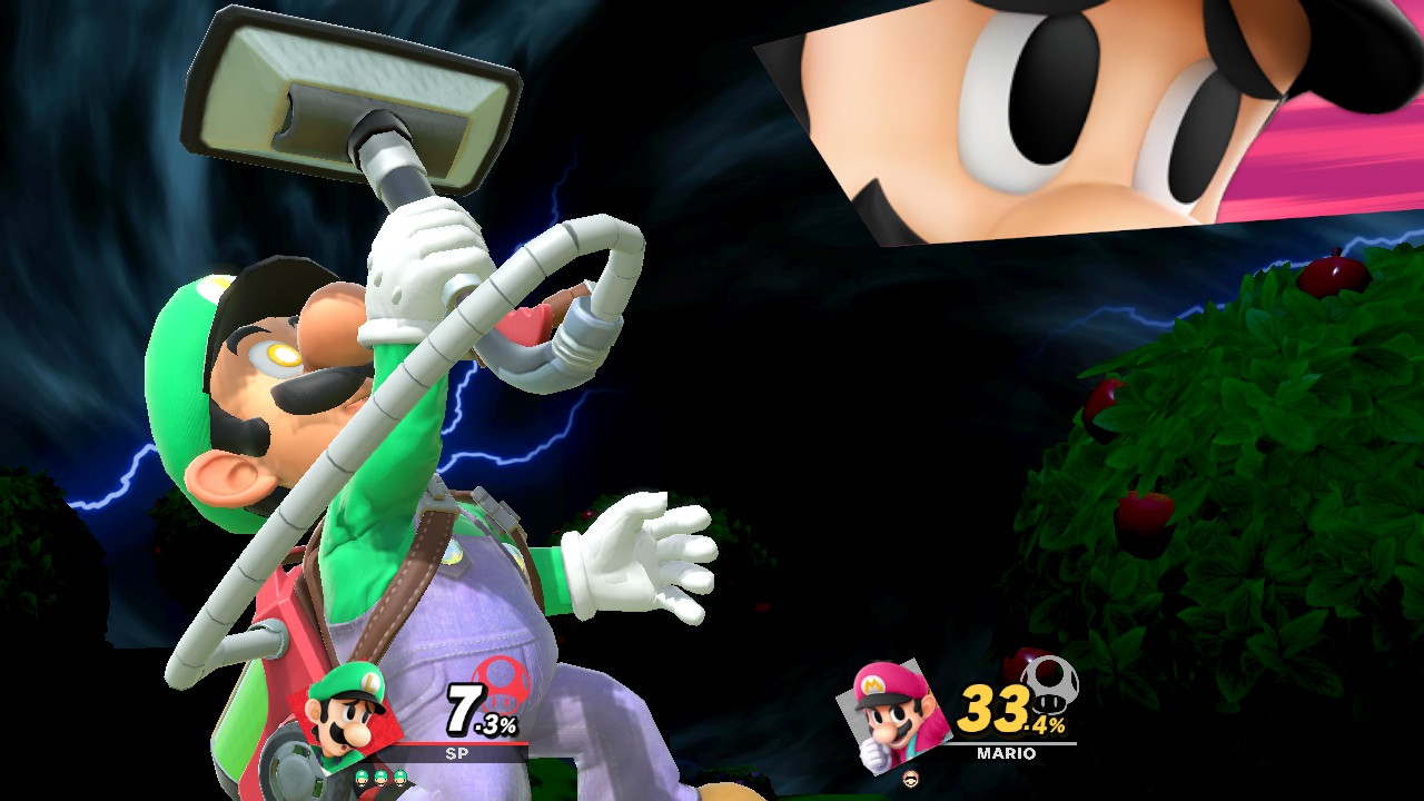 UI for Super Mario World Luigi Mod for Super Smash Bros. Ultimate ...