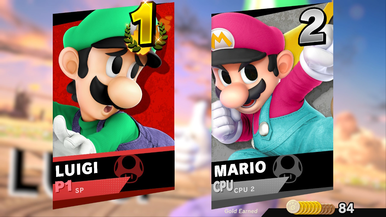 UI for Super Mario World Luigi Mod for Super Smash Bros. Ultimate ...