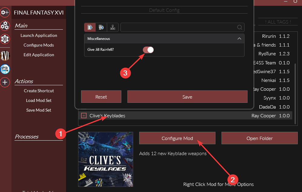Clive's Keyblades Mod for Final Fantasy XVI | FFXVI Mods