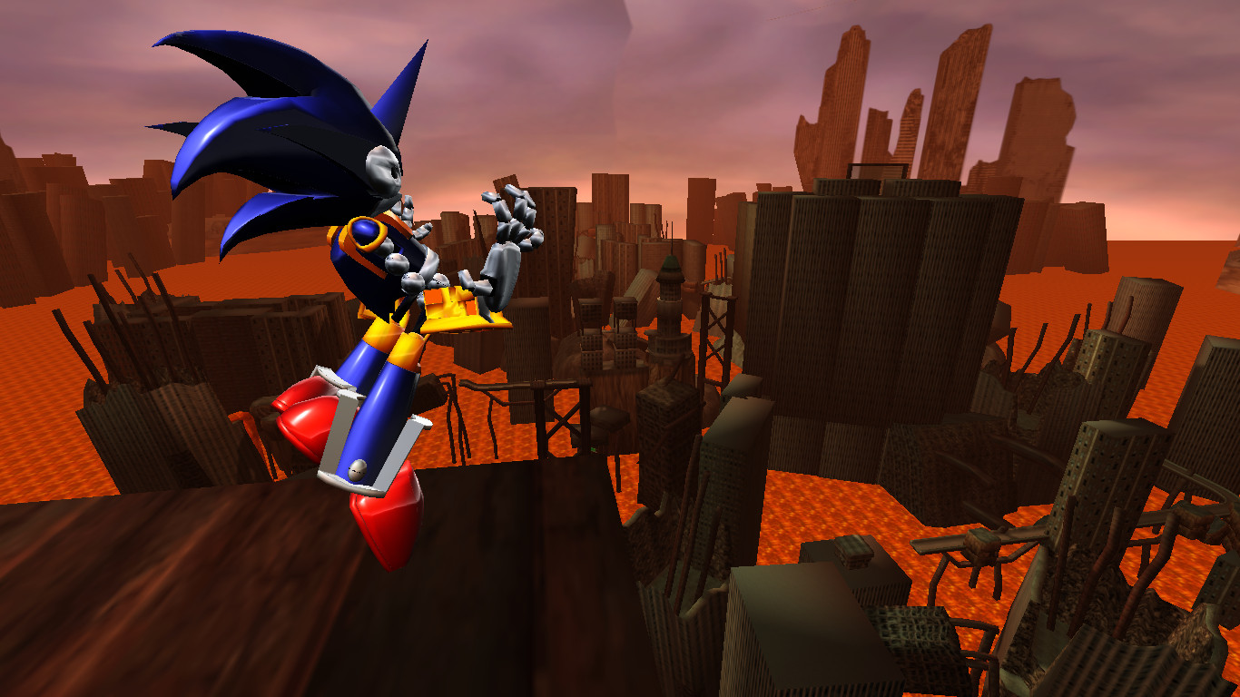 Mecha Sonic(Robian) Mod for Sonic World DX | SWDX Mods