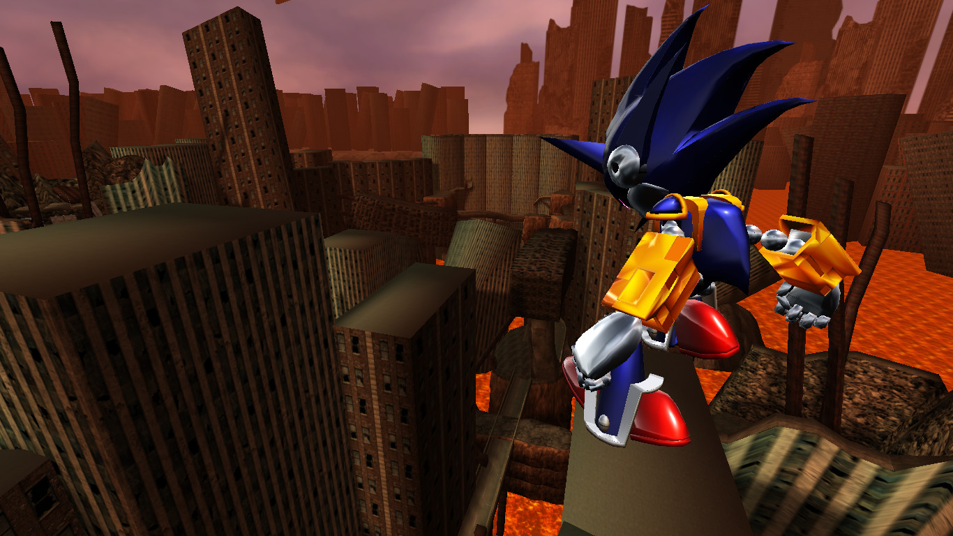 Mecha Sonic(Robian) Mod for Sonic World DX | SWDX Mods