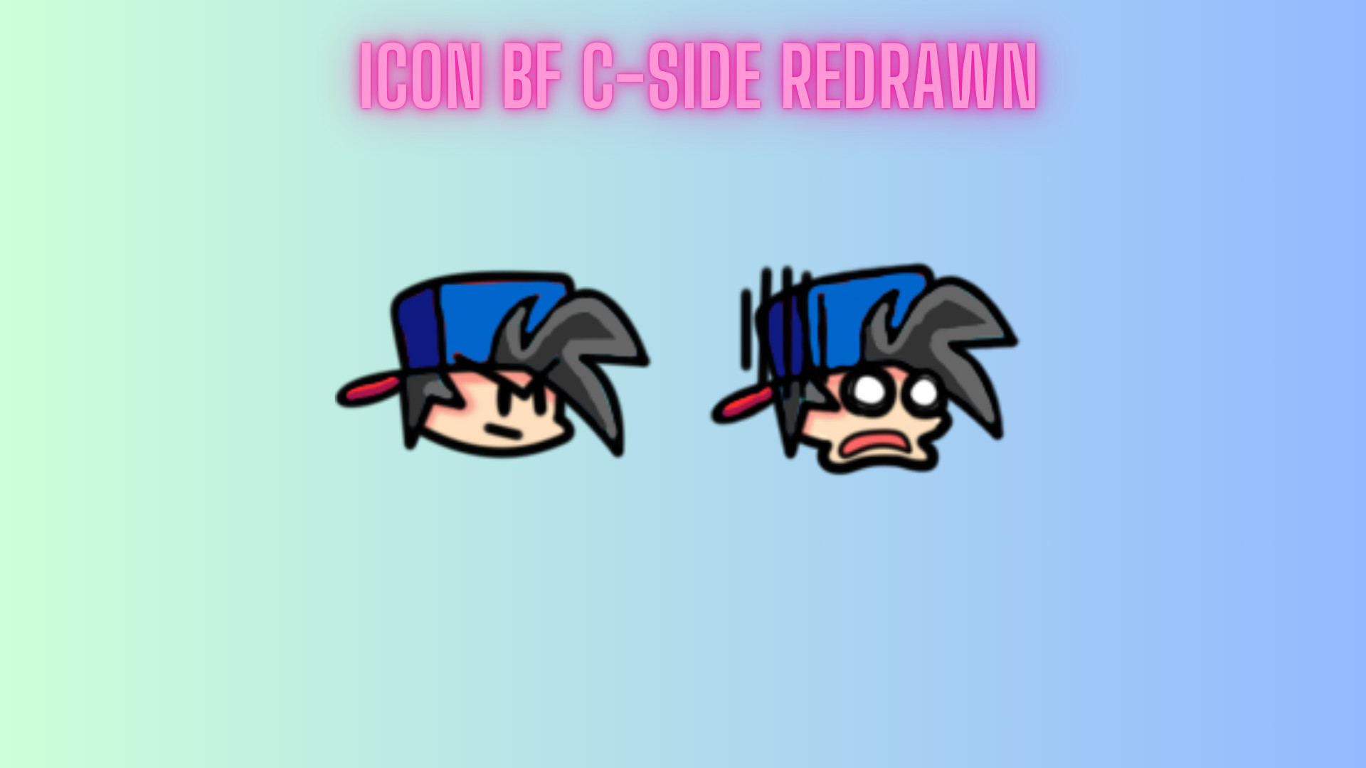 Icon BF C-side REDRAWN Mod for Friday Night Funkin' | FNF Mods