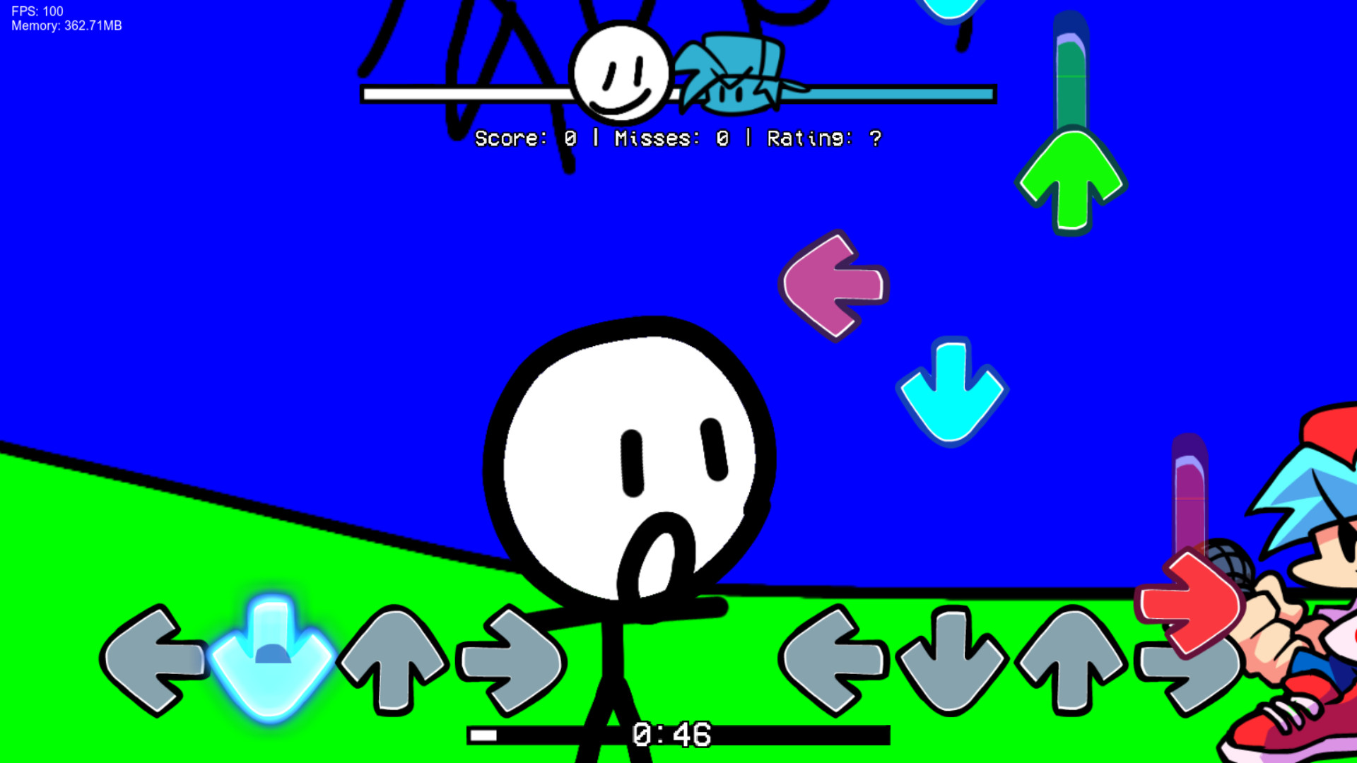 vs sticky Mod for Friday Night Funkin' | FNF Mods