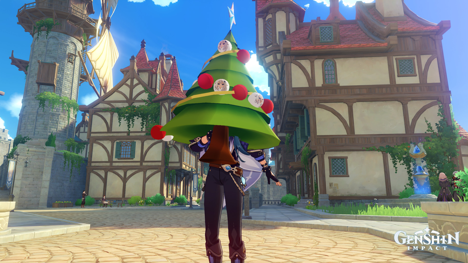 Christmas tree Paimon Mod for Genshin Impact | GI Mods