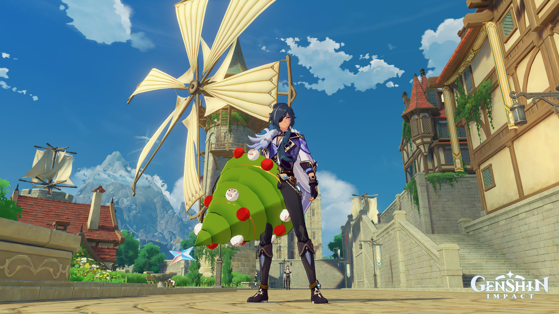 Christmas tree Paimon Mod for Genshin Impact | GI Mods