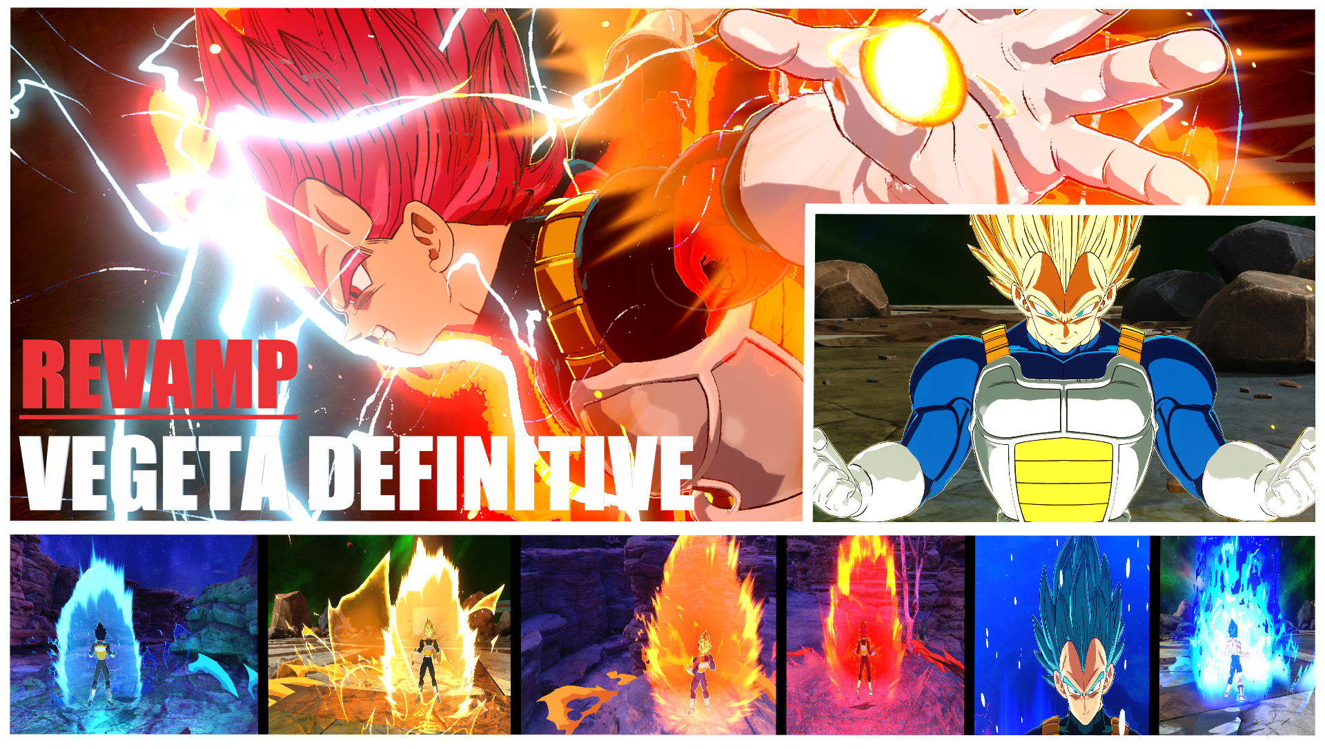 REVAMP VEGETA DEFINITIVE Mod for Dragon Ball: Sparking! ZERO | DBSZ Mods