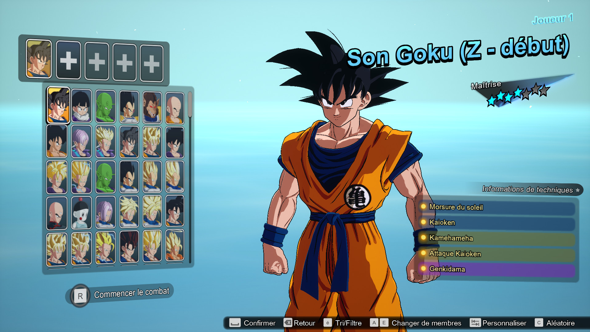 BUDOKAI TENKAICHI 3 CHARACTER LAYOUT Mod for Dragon Ball: Sparking ...