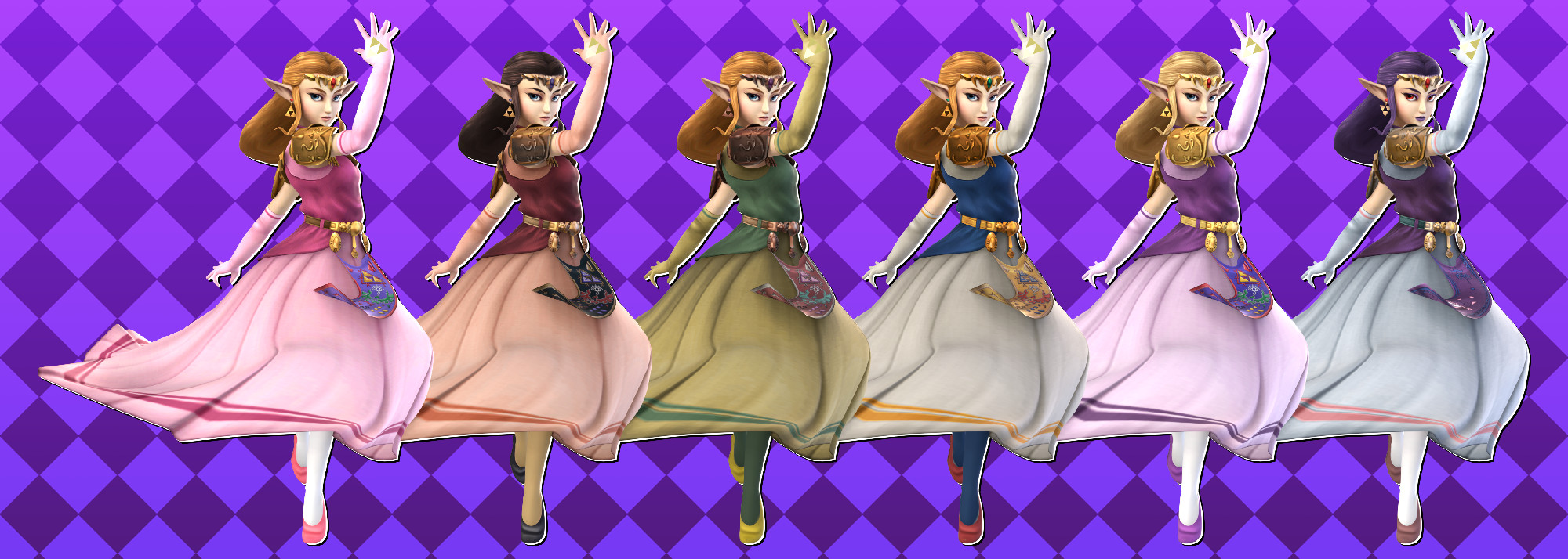 Tyle' Elegant Zelda Pose Mod for Super Smash Bros. Brawl | Brawl Mods
