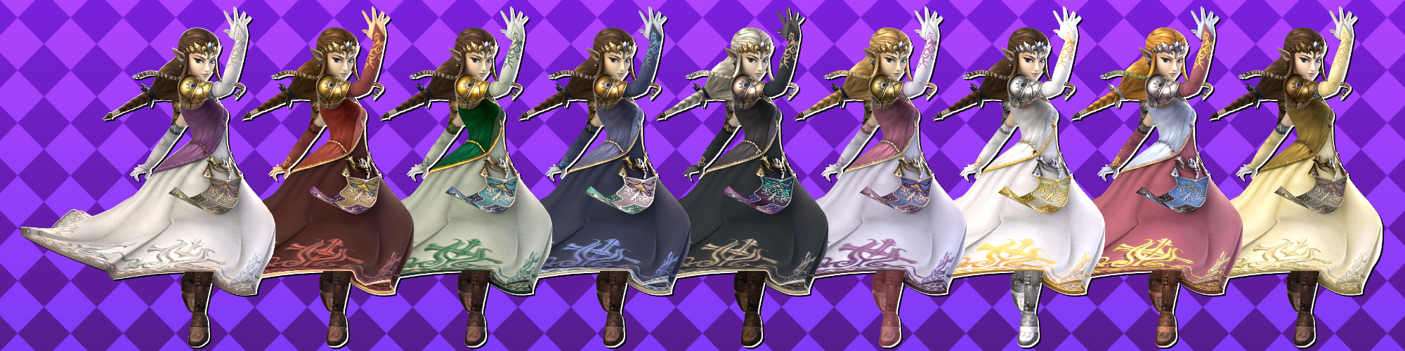 Tyle' Elegant Zelda Pose Mod for Super Smash Bros. Brawl | Brawl Mods