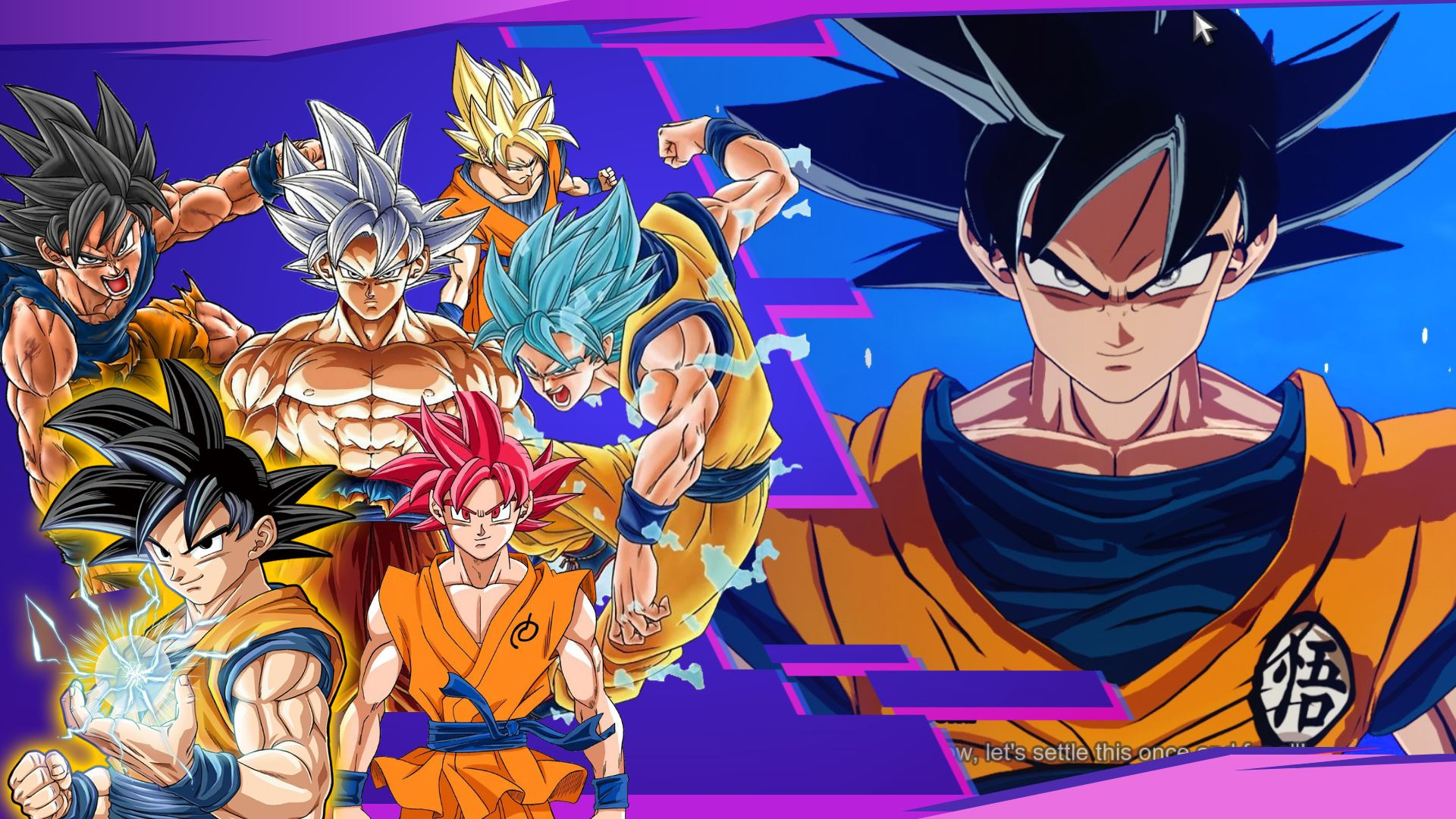 Goku All Forms And Transformations Goku All Transformations 4K Edit