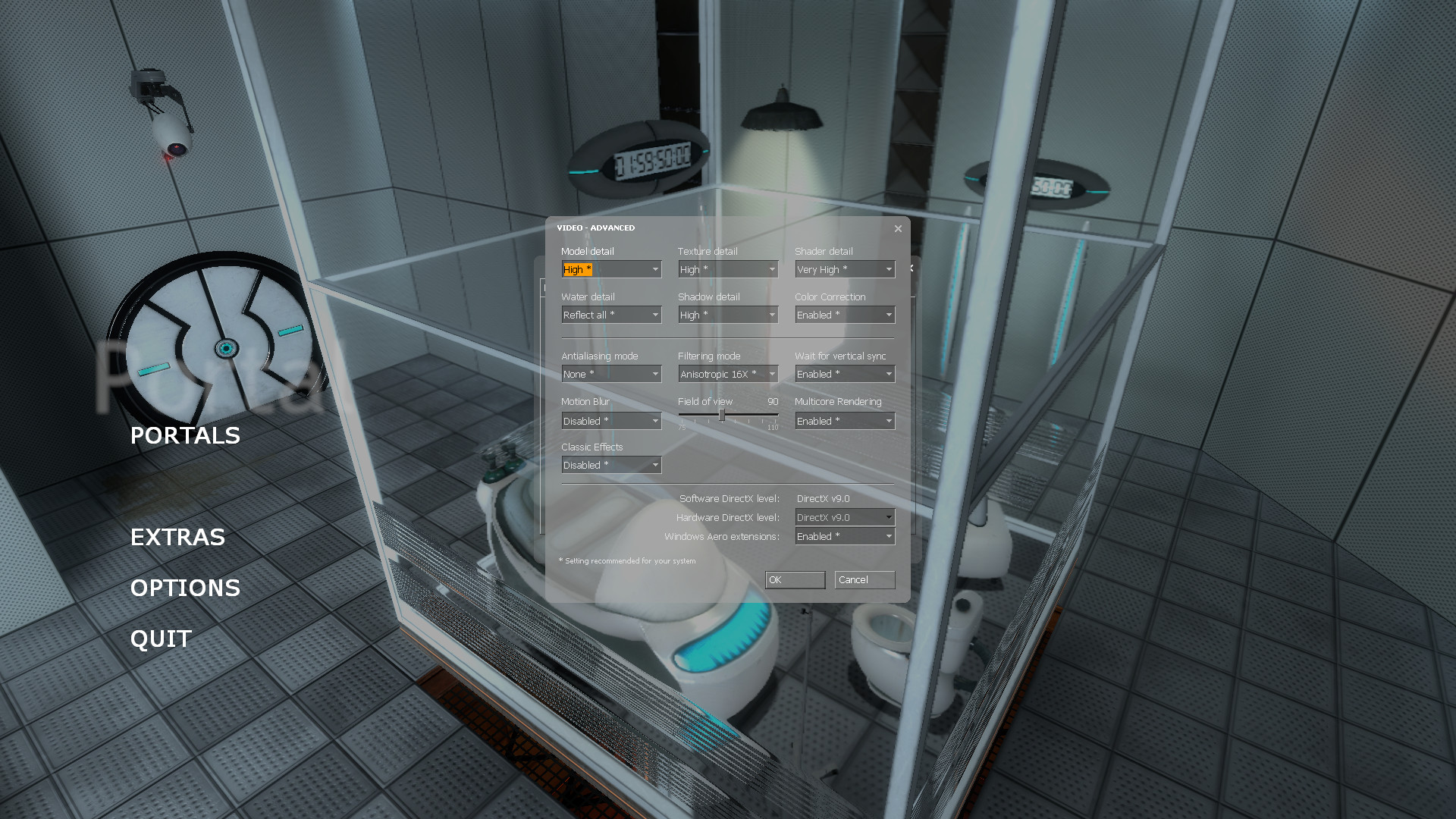 Portal Menu update-20th anniversary hl2 style Mod for Portal | PRTL Mods
