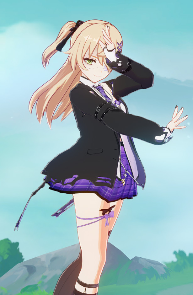 菲谢尔 Fischl Cafe in Seoul联动 linkage Mod for Genshin Impact | GI Mods