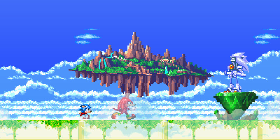 Sonic 2/S2 Master Emerald over S3 Master Emerald Mod for Sonic 3 A.I.R ...