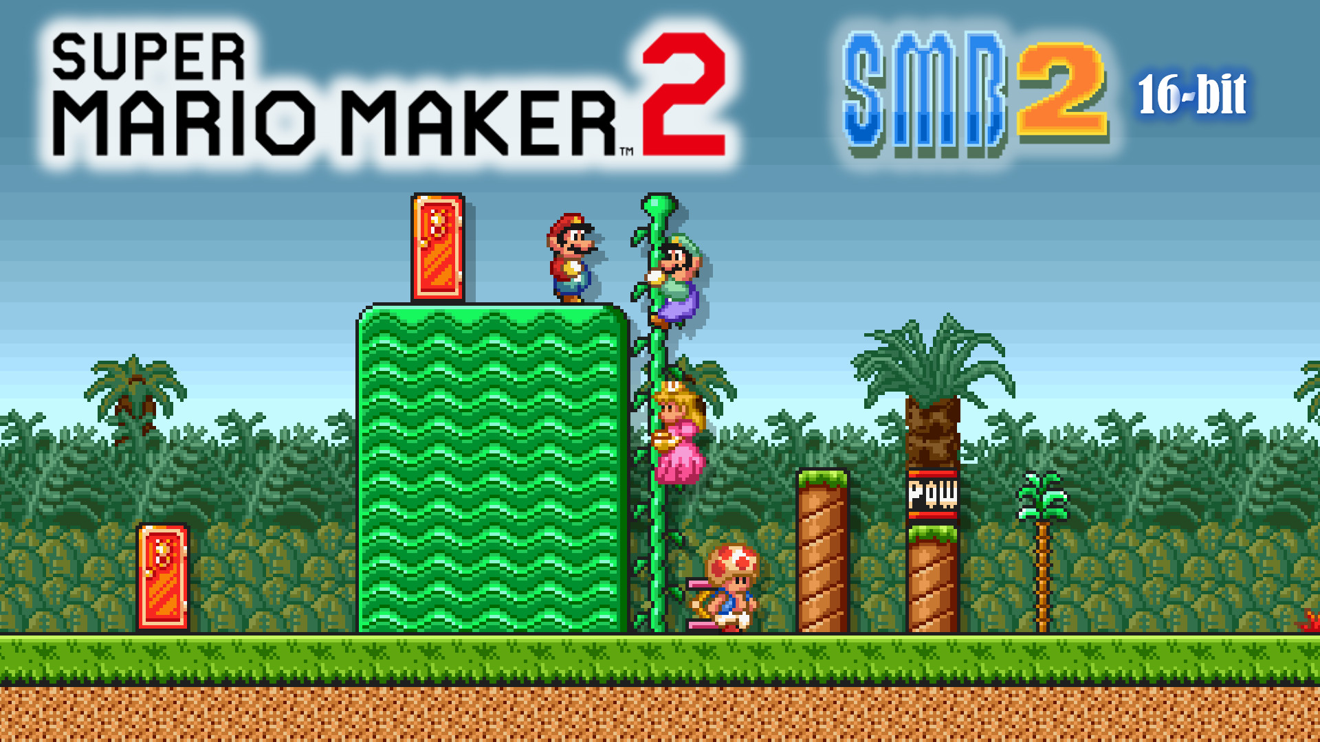 SMM2 Super Mario Bros. 2 All Stars Game Style Mod for Super Mario Maker ...