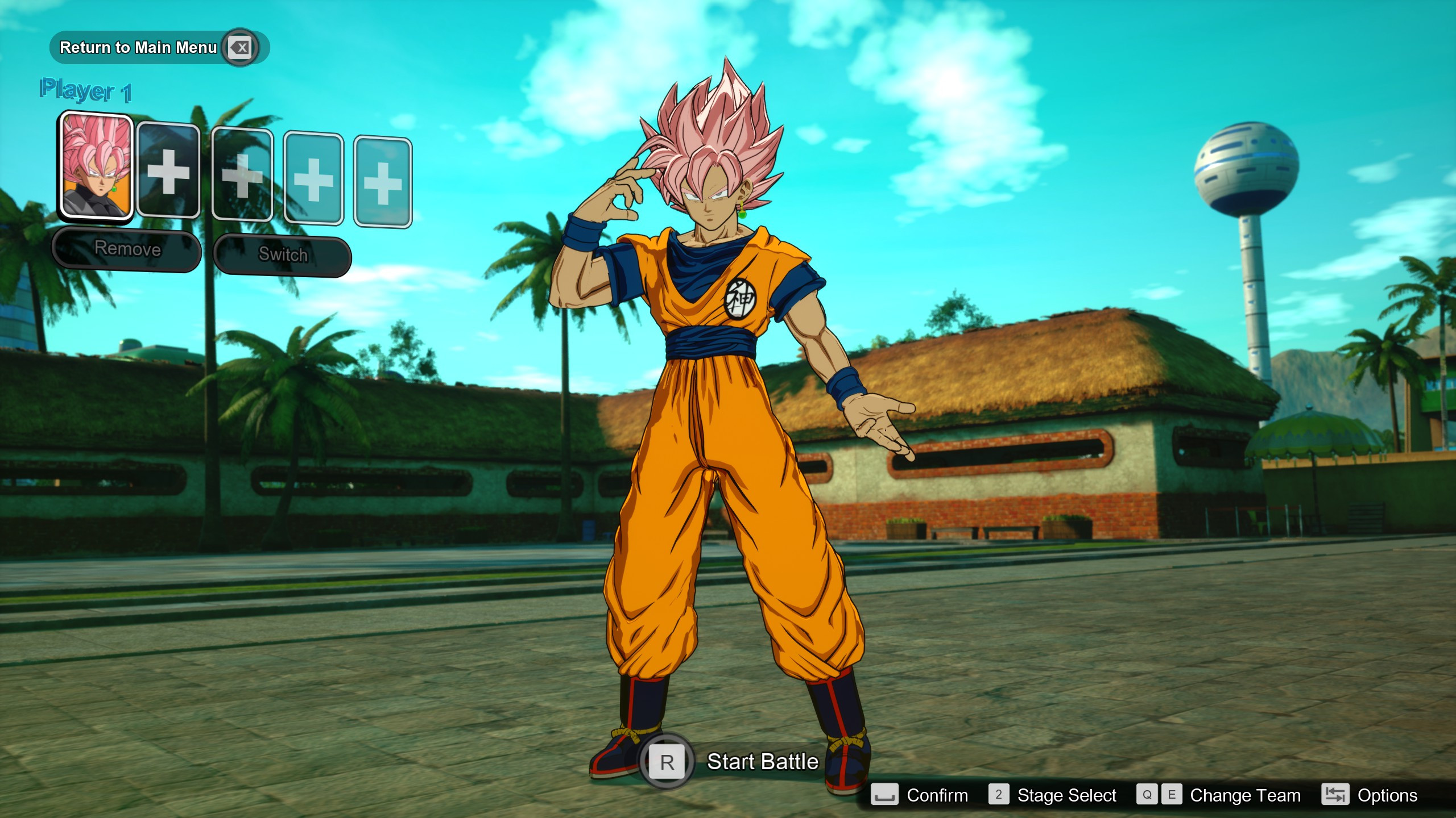 Goku Black in Goku's Gi Mod for Dragon Ball: Sparking! ZERO | DBSZ Mods