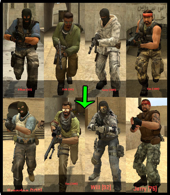 Counter Strike Logo Evolution
