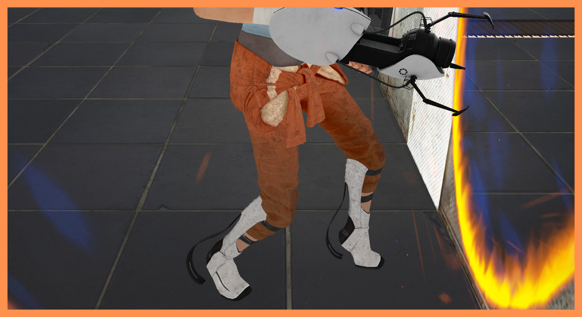 Dirtier Jumpsuit for Chell Mod for Portal 2 | P2 Mods