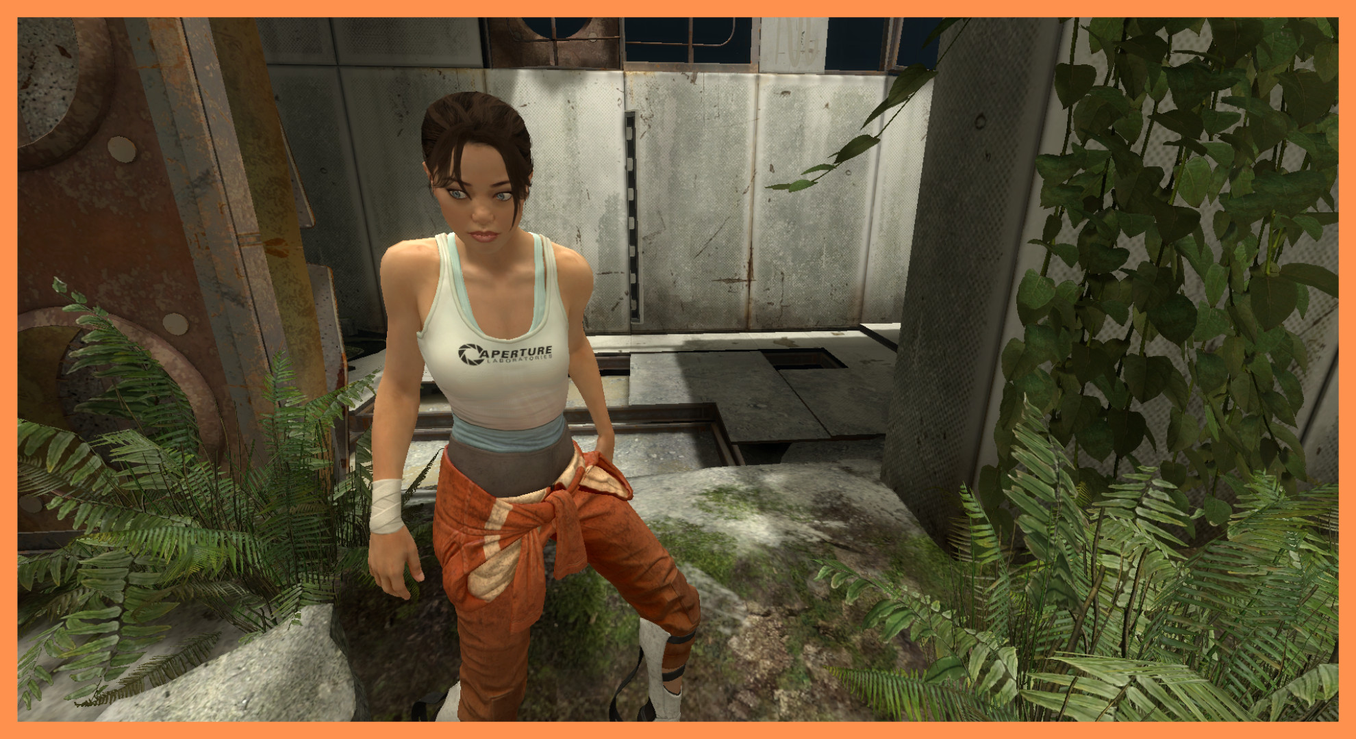 Dirtier Jumpsuit for Chell Mod for Portal 2 | P2 Mods