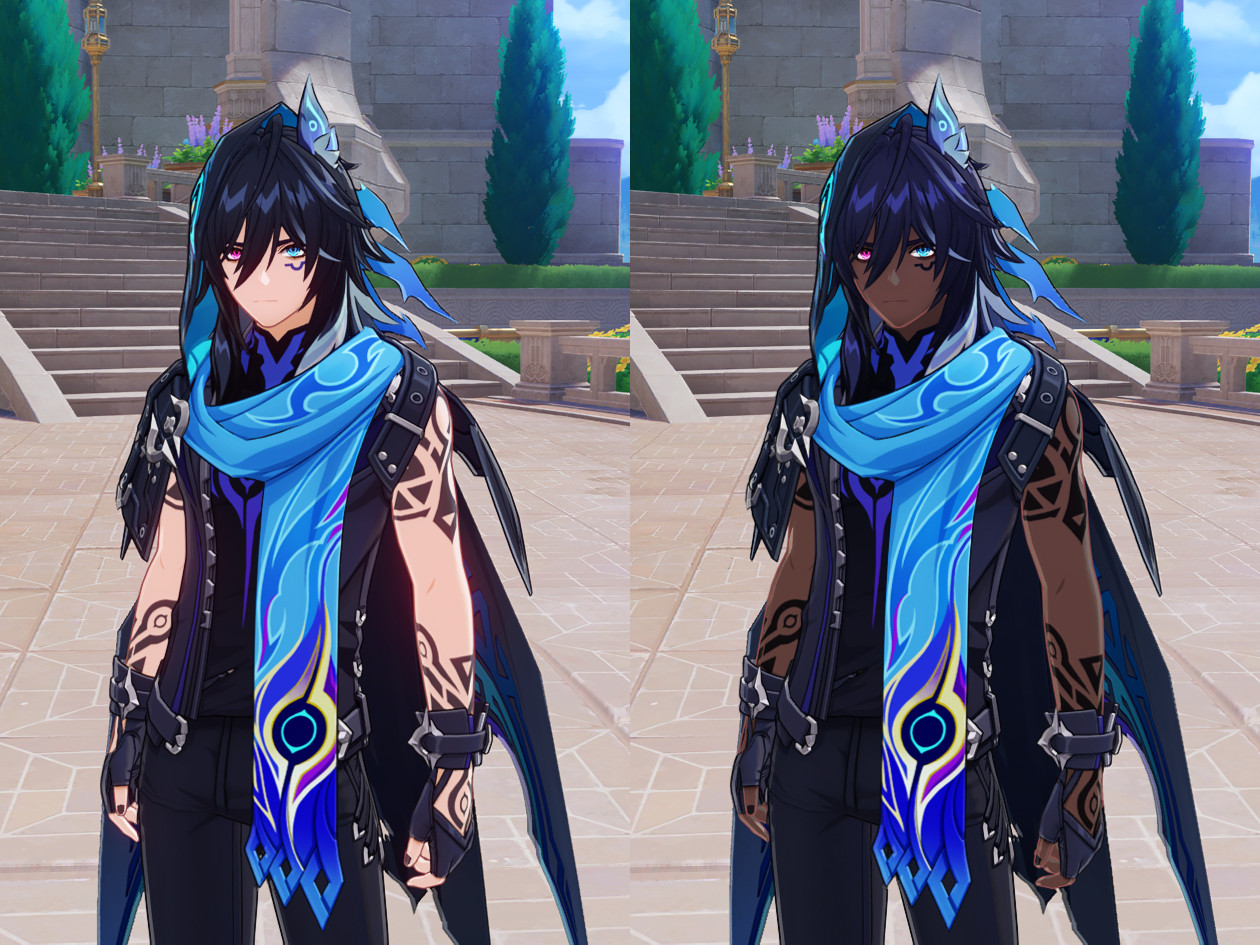 Modern jeans begone! w/skin options & other tweaks Mod for Genshin ...