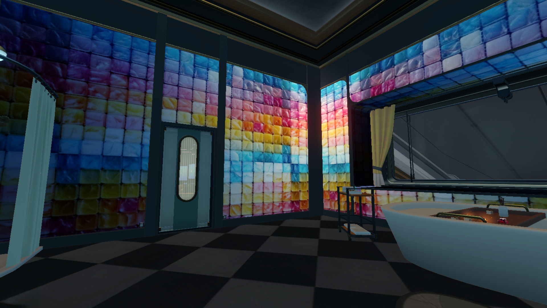 Bathroom Wall in Trailblazer's Room Mod for Honkai Star Rail | HSR Mods