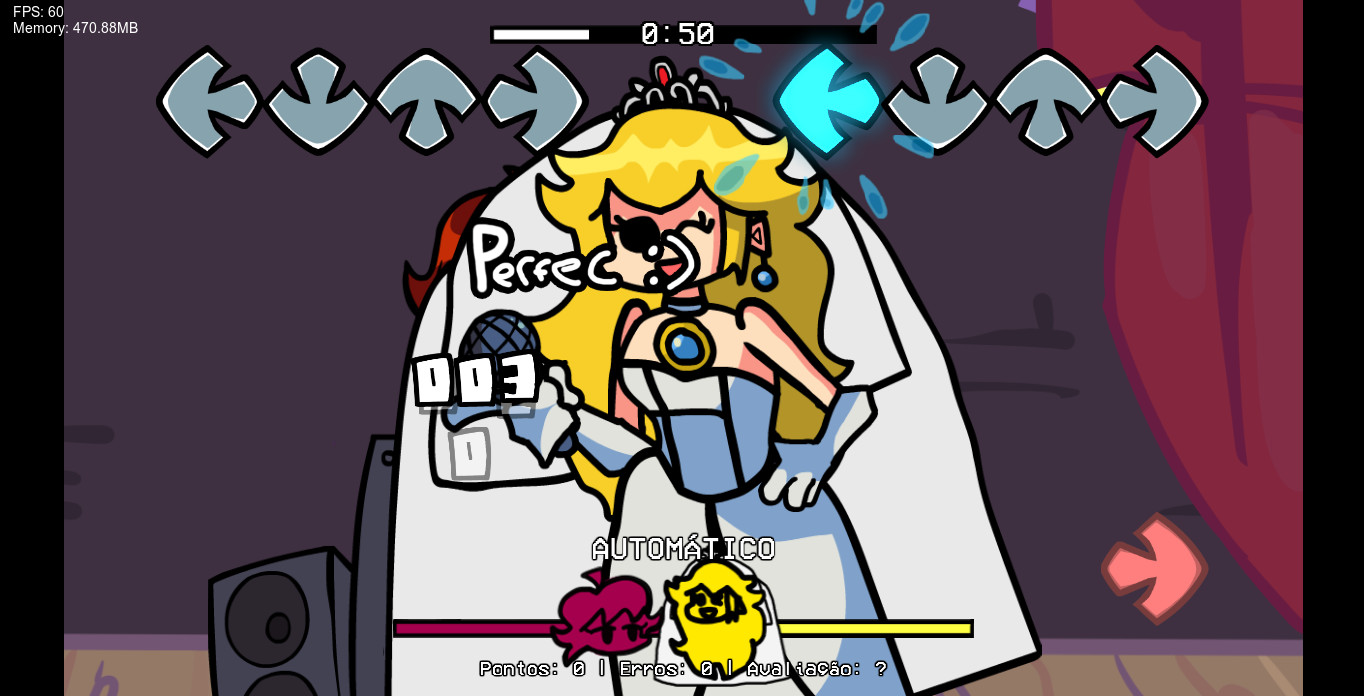 Playable Princess Peach Wedding Dress + FLA Mod for Friday Night Funkin ...