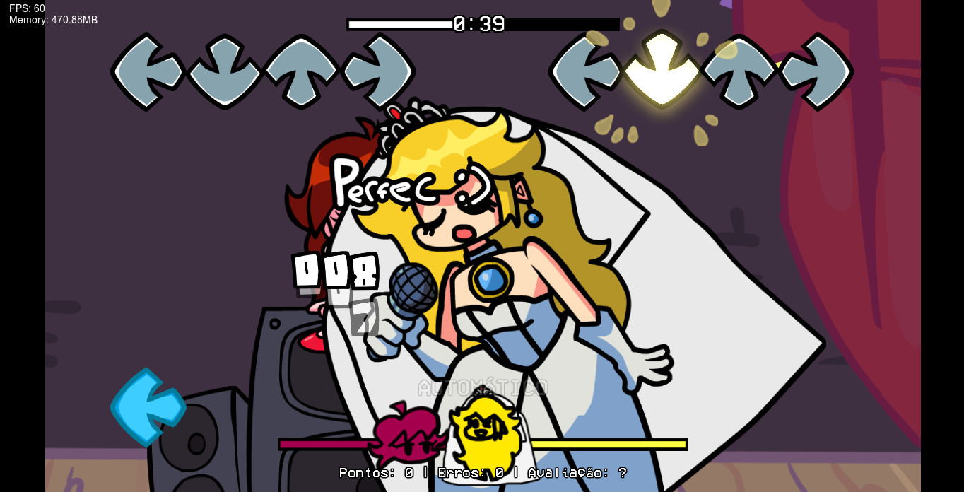 Playable Princess Peach Wedding Dress + FLA Mod for Friday Night Funkin ...