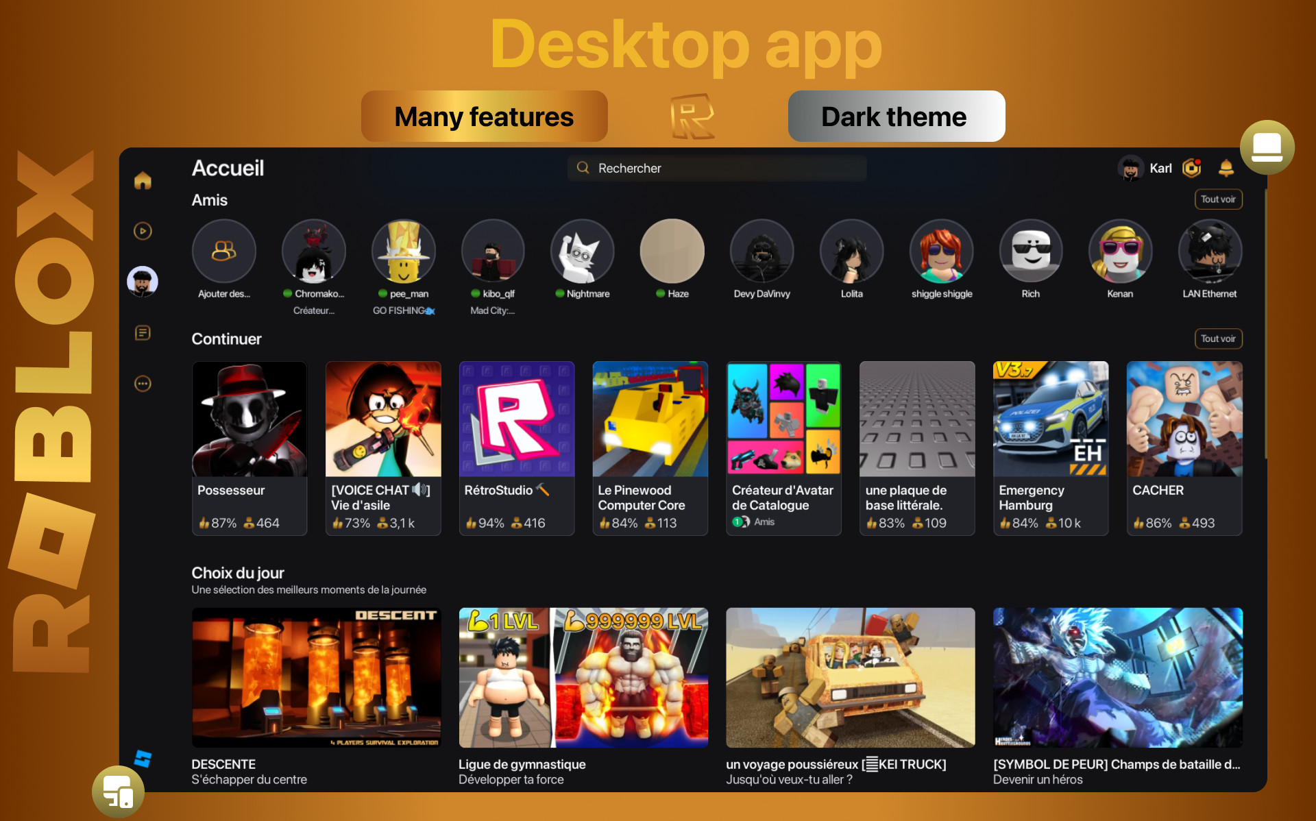 24K Gradient Gold Theme [DEPRECATED] Mod for Roblox | RBLX Mods
