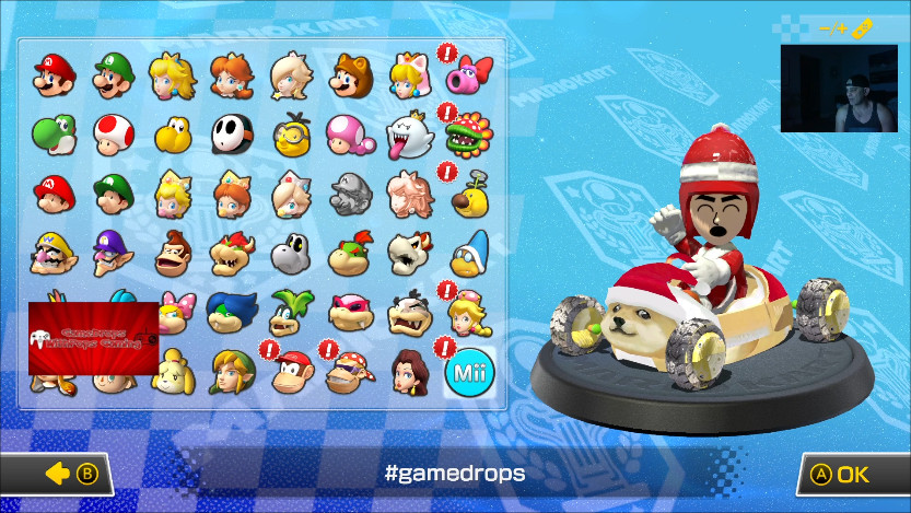 Custom Xmas Santa Doge Kart MK8D mod Mod for Mario Kart 8 Deluxe | MK8D Mods
