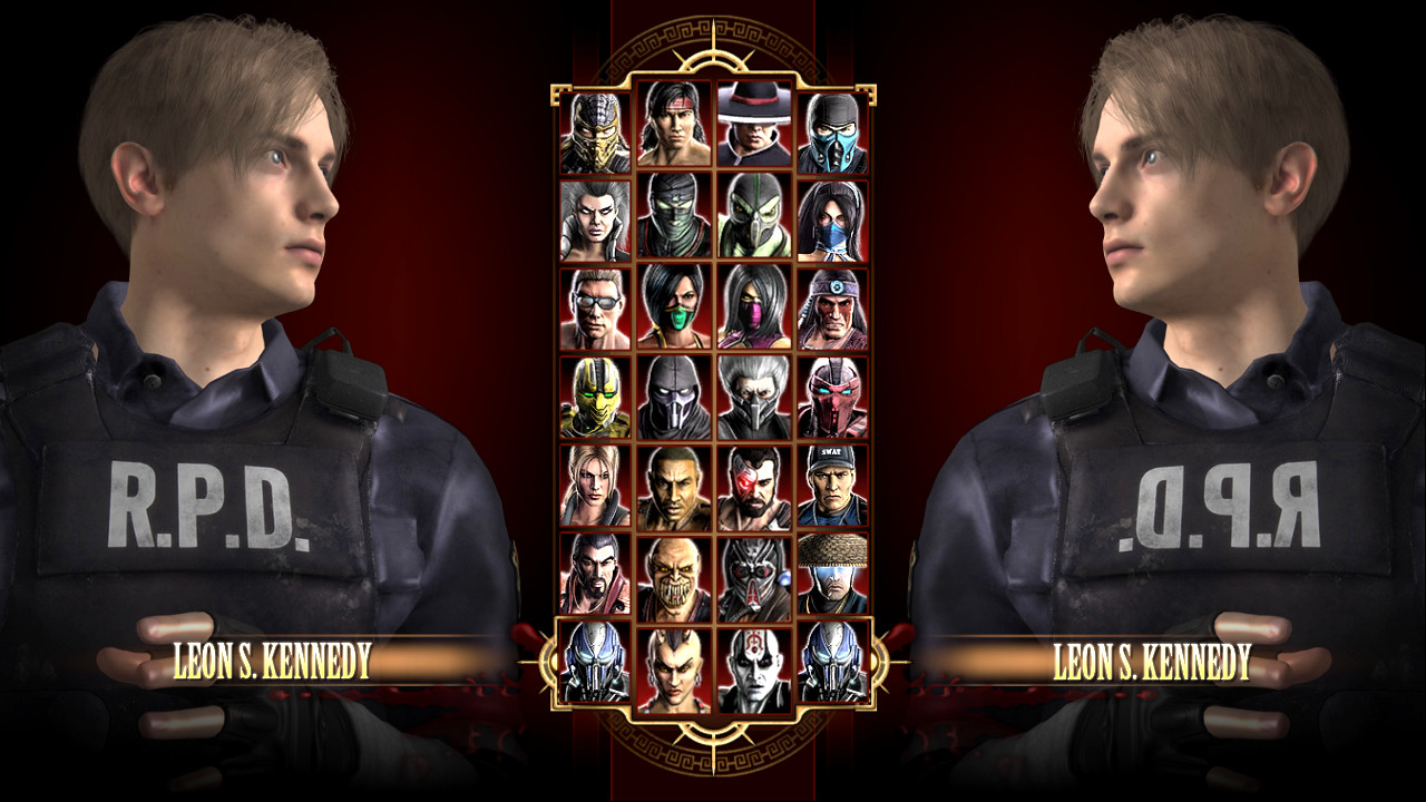 Leon S. Kennedy By: AlterL Mod for Mortal Kombat Komplete Edition ...
