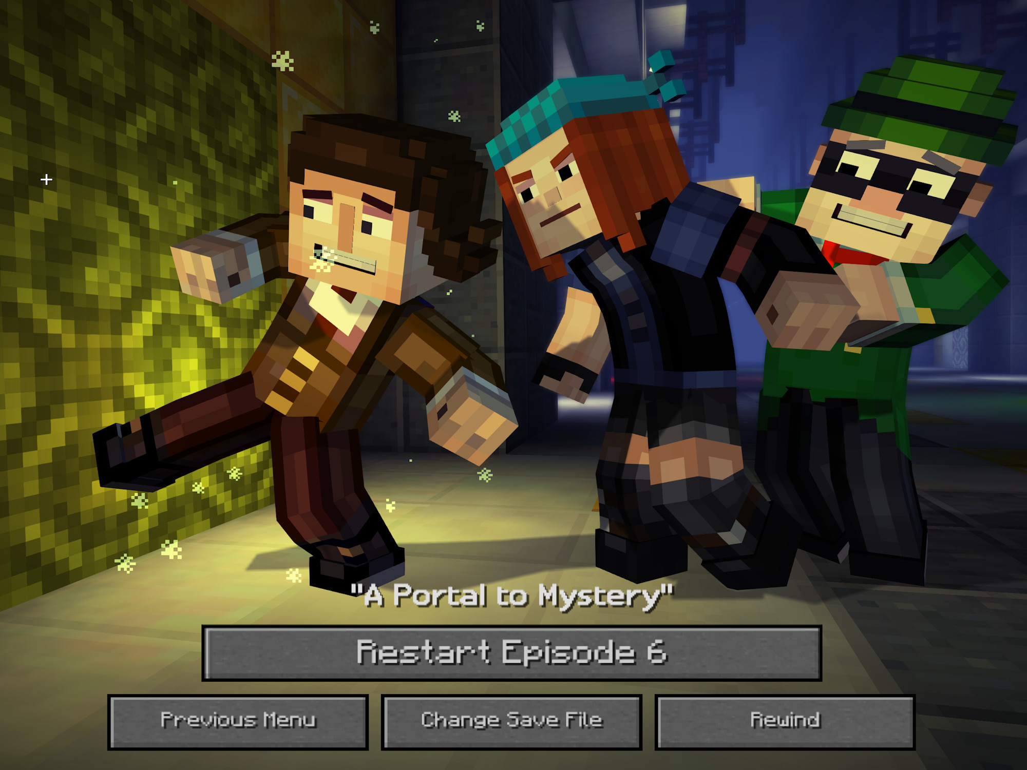 Jesse as Ellegaard And Lukas as Magnus Mod for Minecraft: Story Mode ...