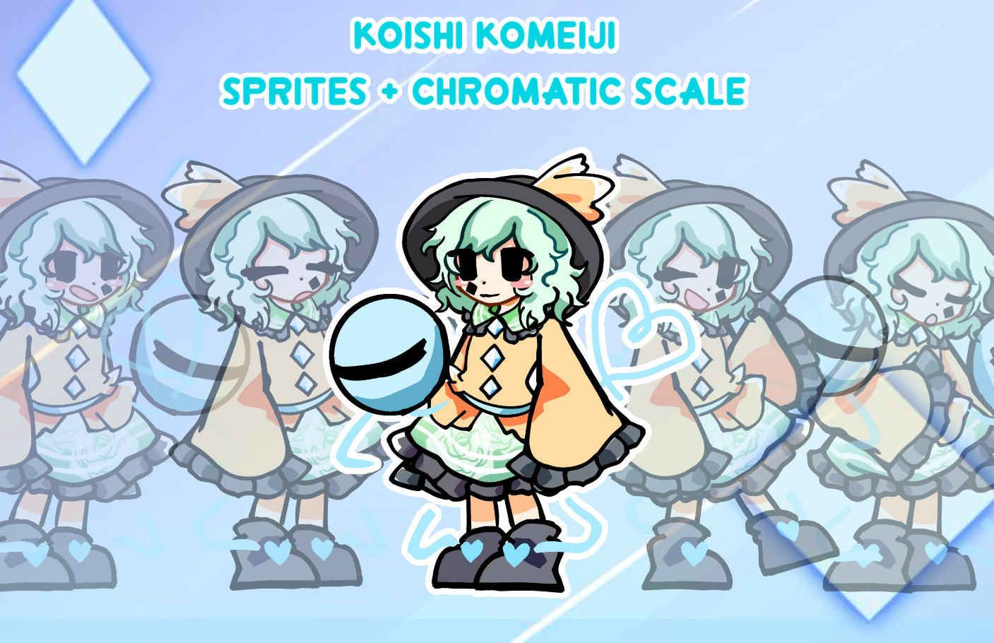 Vee's Koishi Komeiji Sprites and Chromatic Mod for Friday Night Funkin ...