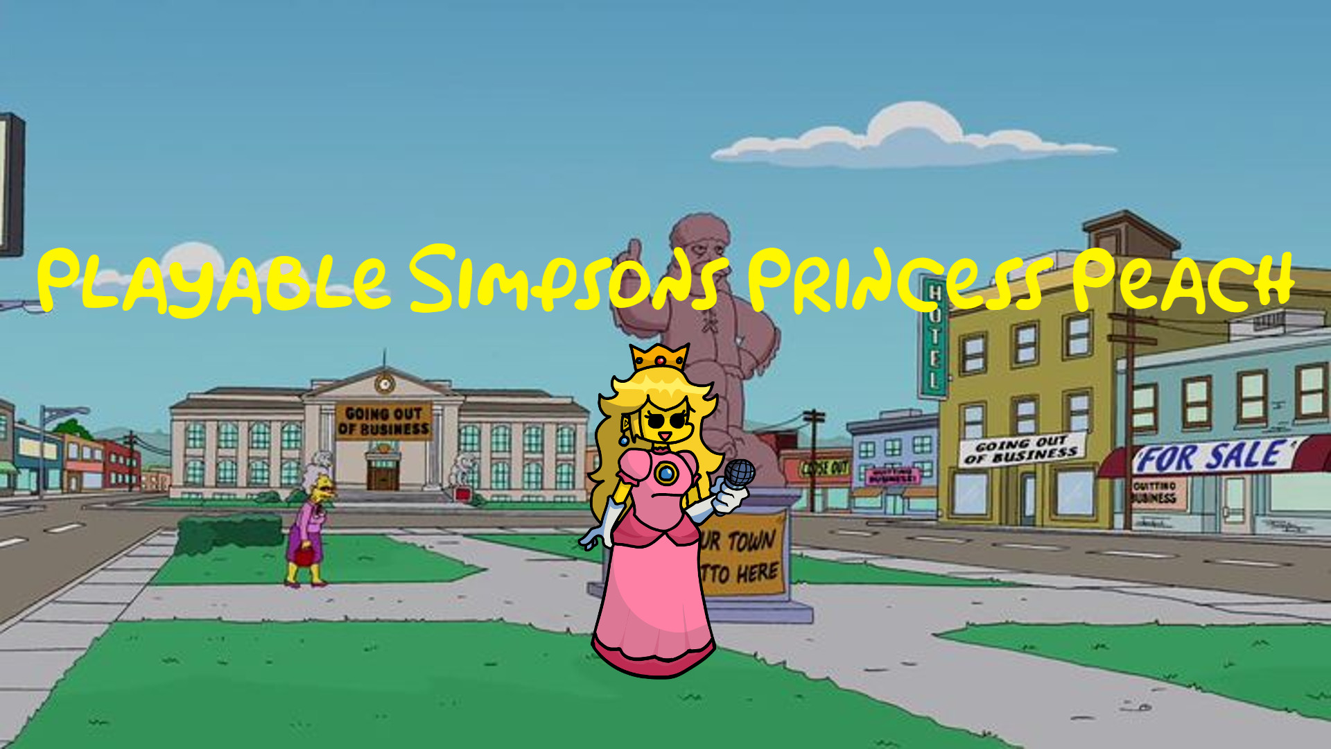 Playable Simpsons Princess Peach + FLA Mod for Friday Night Funkin ...