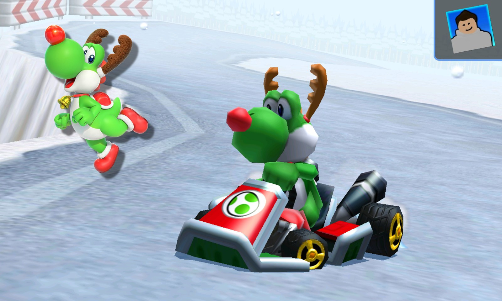 Yoshi (Reindeer) in MK7 Mod for Mario Kart 7 | MK7 Mods