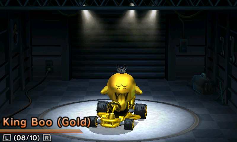 King Boo (Gold) Mod for Mario Kart 7 | MK7 Mods