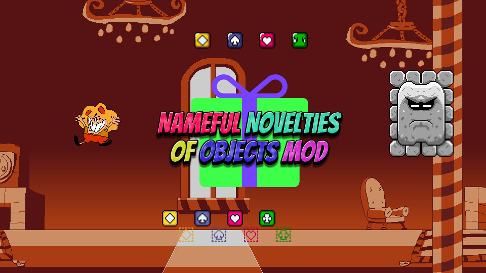 Nameful Novelties of Objects Mod (a Mod of AFOM) Mod for Pizza Tower ...
