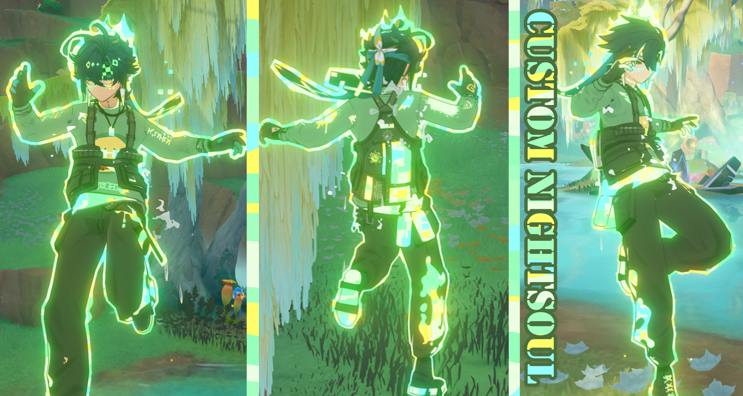 Tactical Streetwear Kinich Mod for Genshin Impact | GI Mods